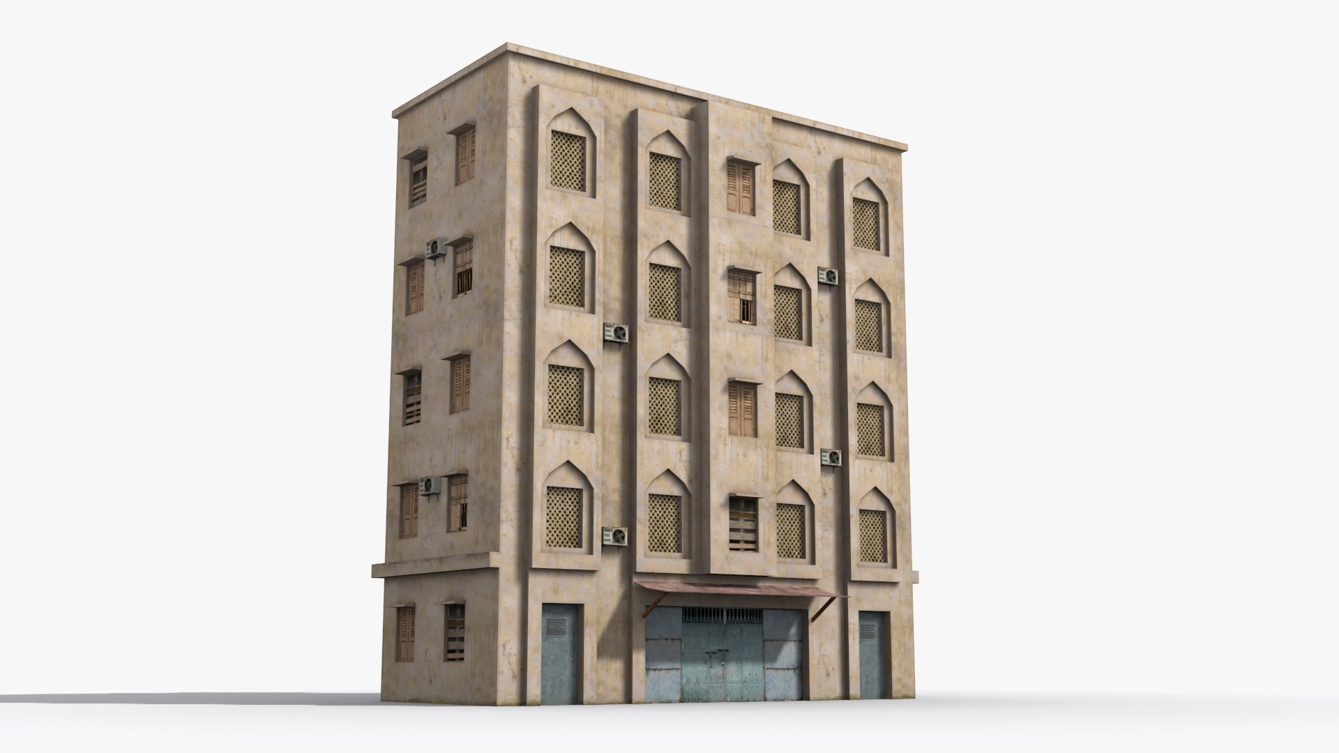 Arab Middle East Building X24 Model - TurboSquid 1902074