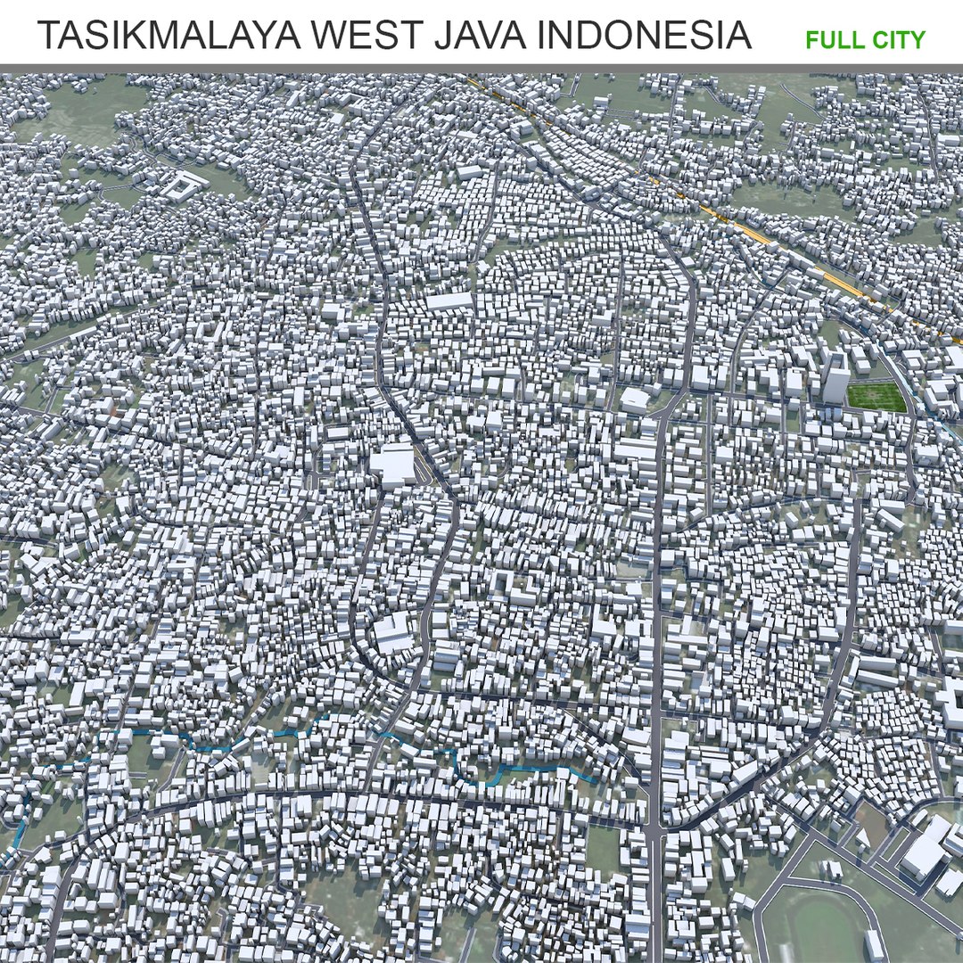 3D Tasikmalaya West Java Indonesia - TurboSquid 2154627