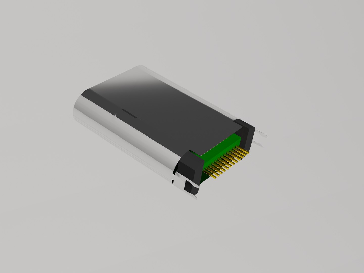 3D Female USB-C Port Model - TurboSquid 2071942