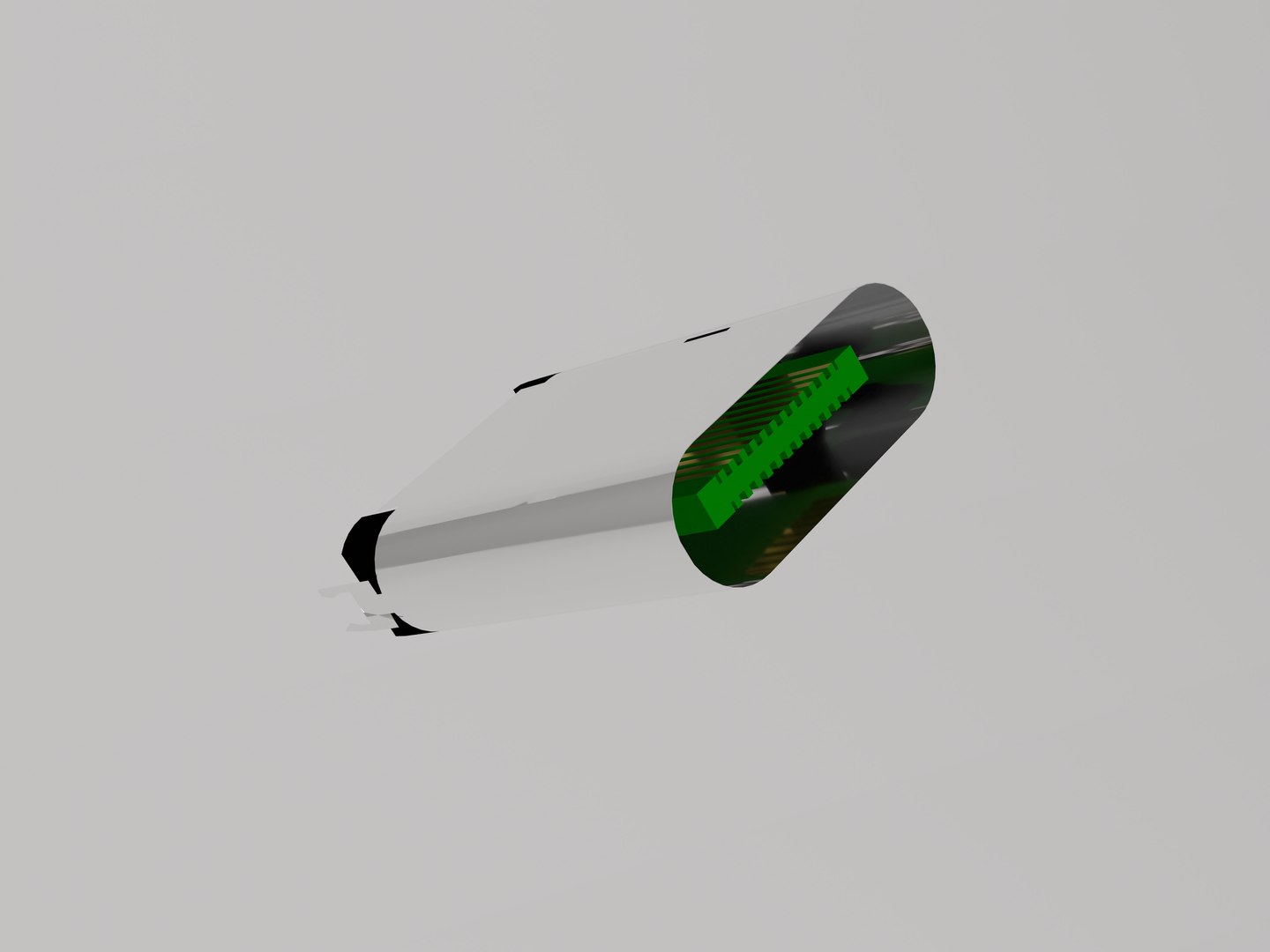 3D Female USB-C Port Model - TurboSquid 2071942