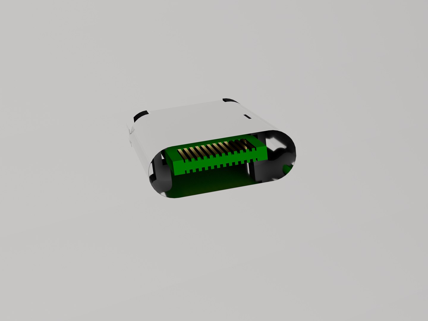3D Female USB-C Port Model - TurboSquid 2071942