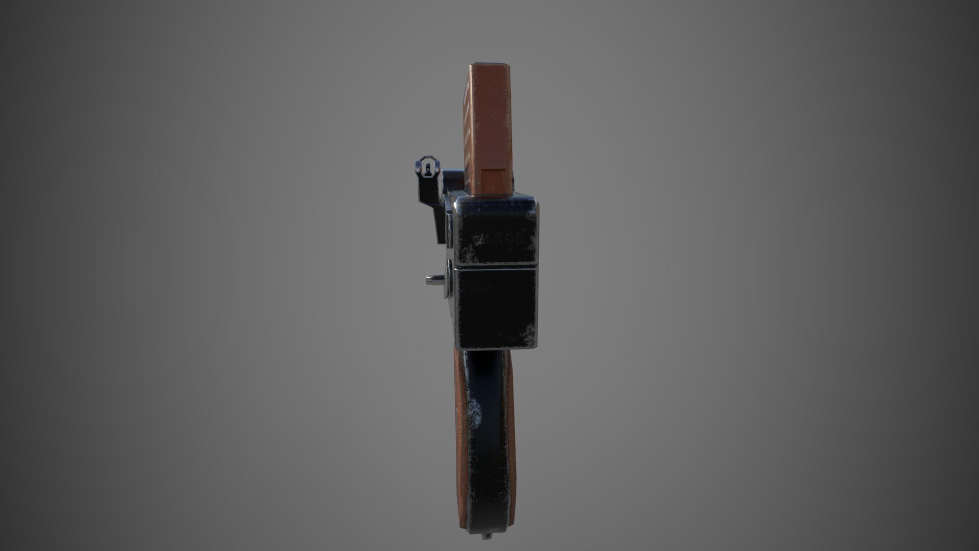 Retro Pistol Model - TurboSquid 1879373