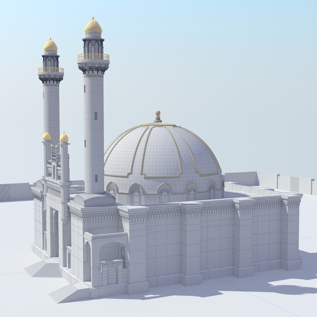 Mosque 3D Model | 1147657 | TurboSquid