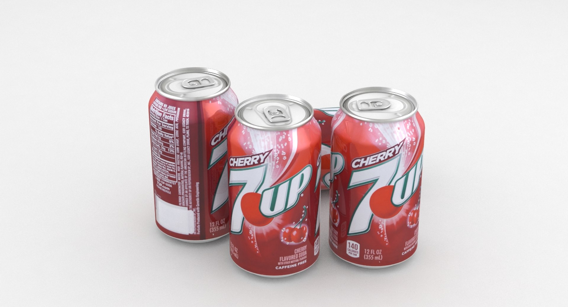 3D Beverage 7up Cherry Model - TurboSquid 1178299