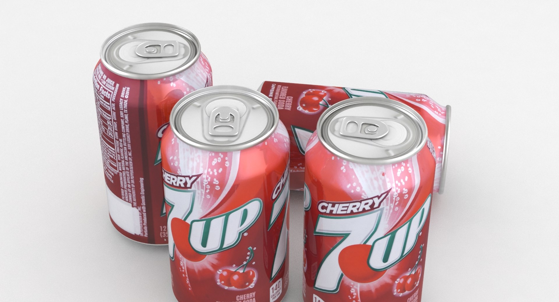 3D Beverage 7up Cherry Model - TurboSquid 1178299