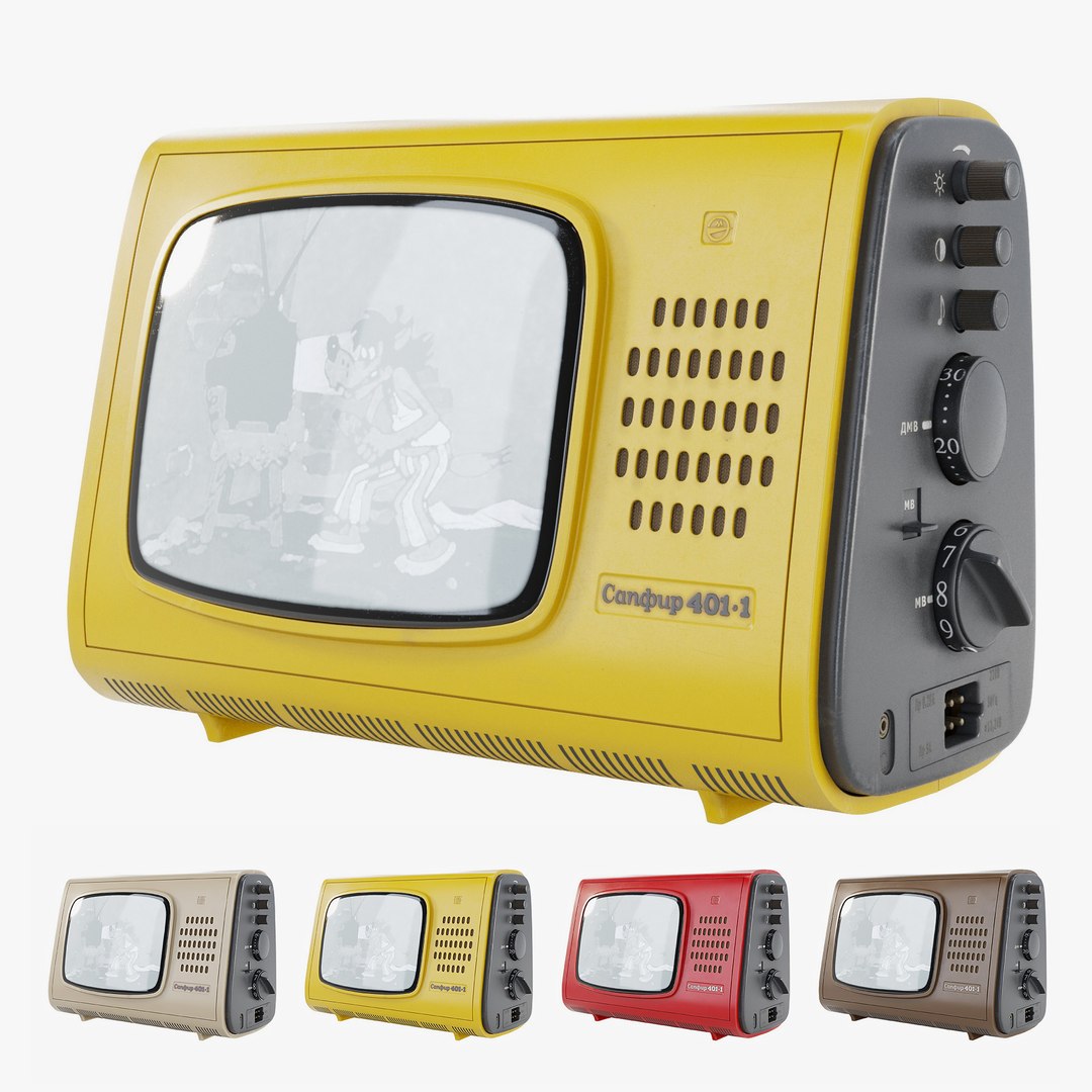 3D Model Portable TV Sapphire 401-1 - TurboSquid 2221938