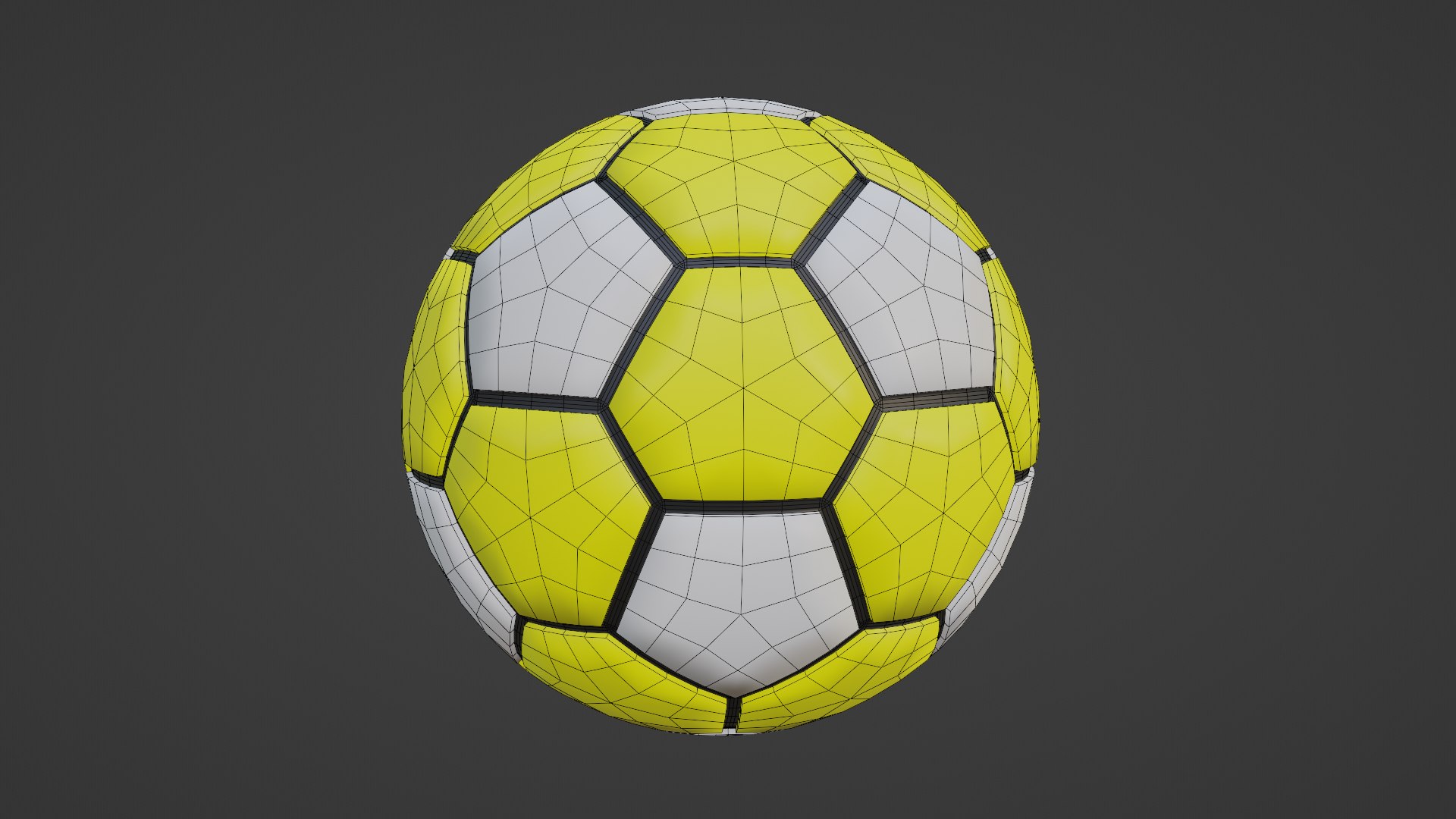 Yellow Soccer Ball 3D Model - TurboSquid 2057712
