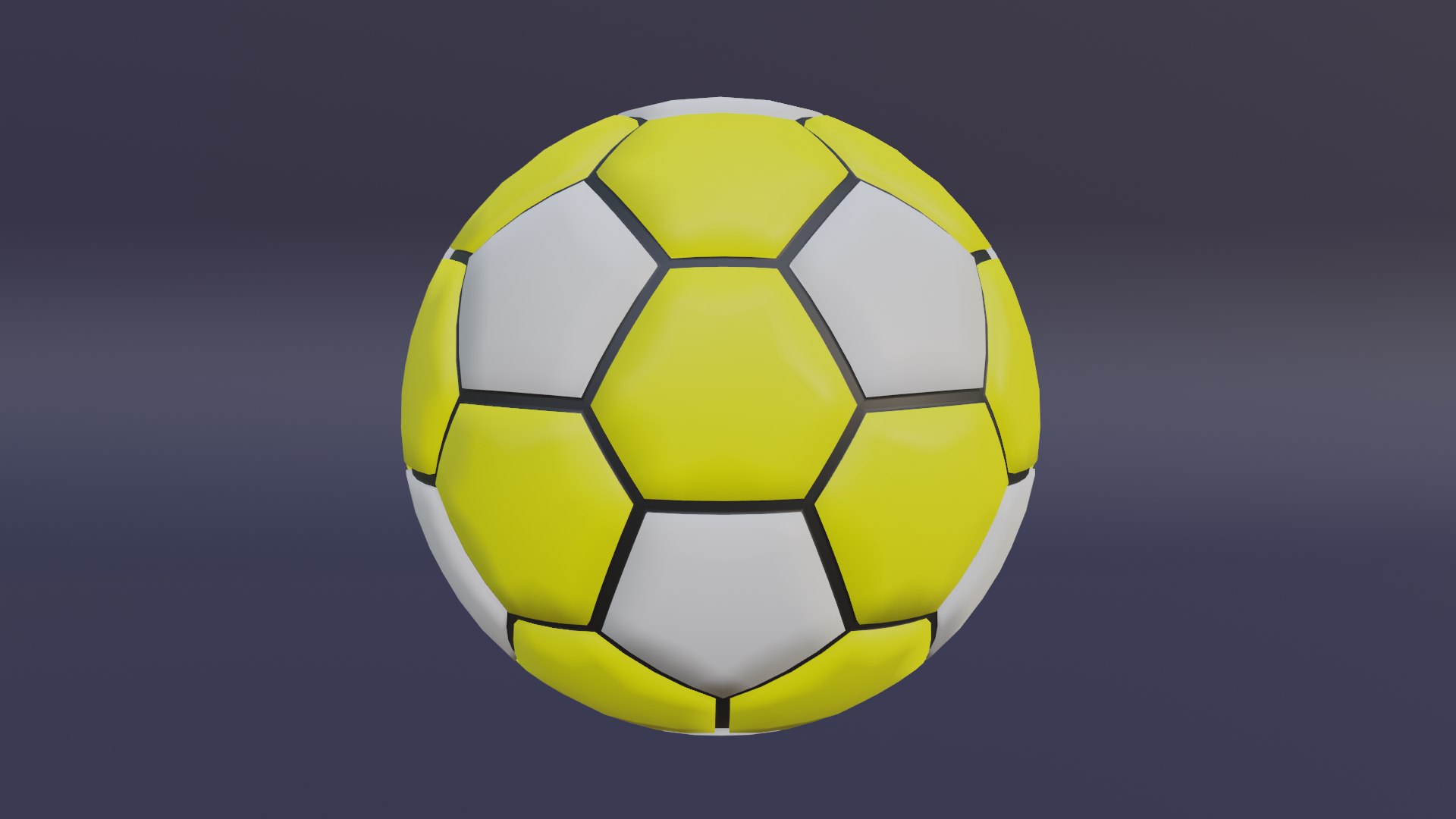 Yellow Soccer Ball 3D Model - TurboSquid 2057712