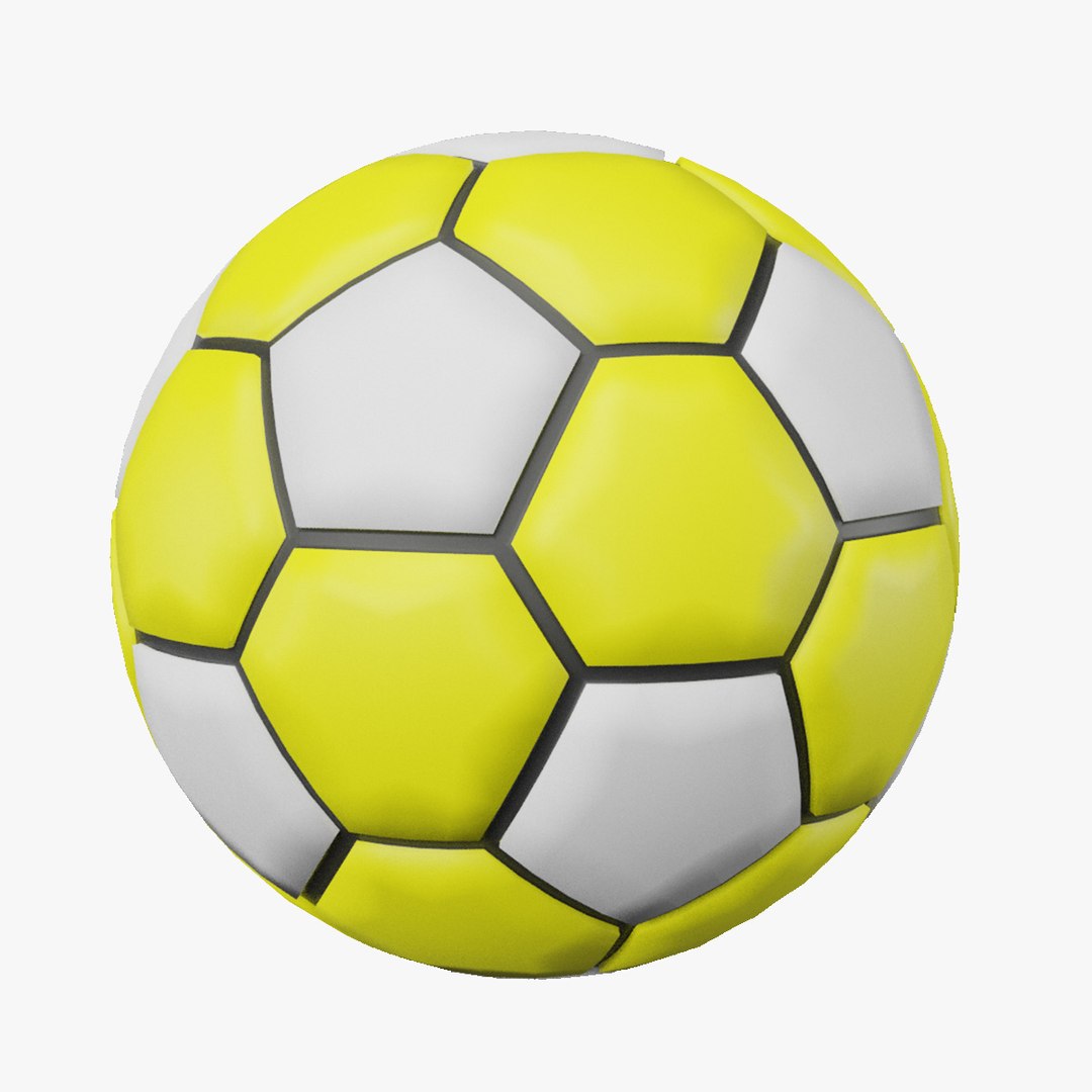 Yellow Soccer Ball 3D model - TurboSquid 2057712