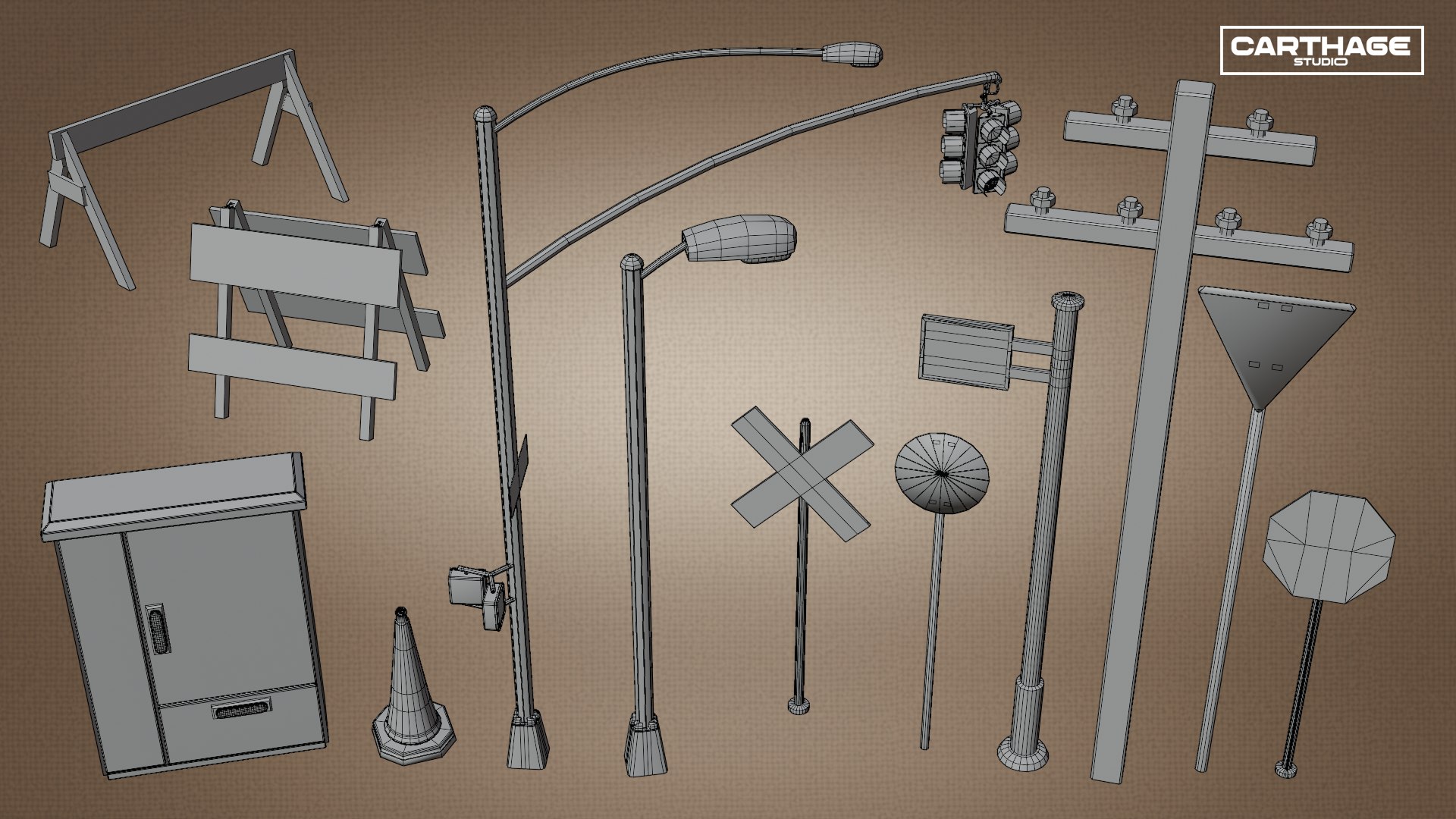 3D Arabic Street Props Model - TurboSquid 2344636