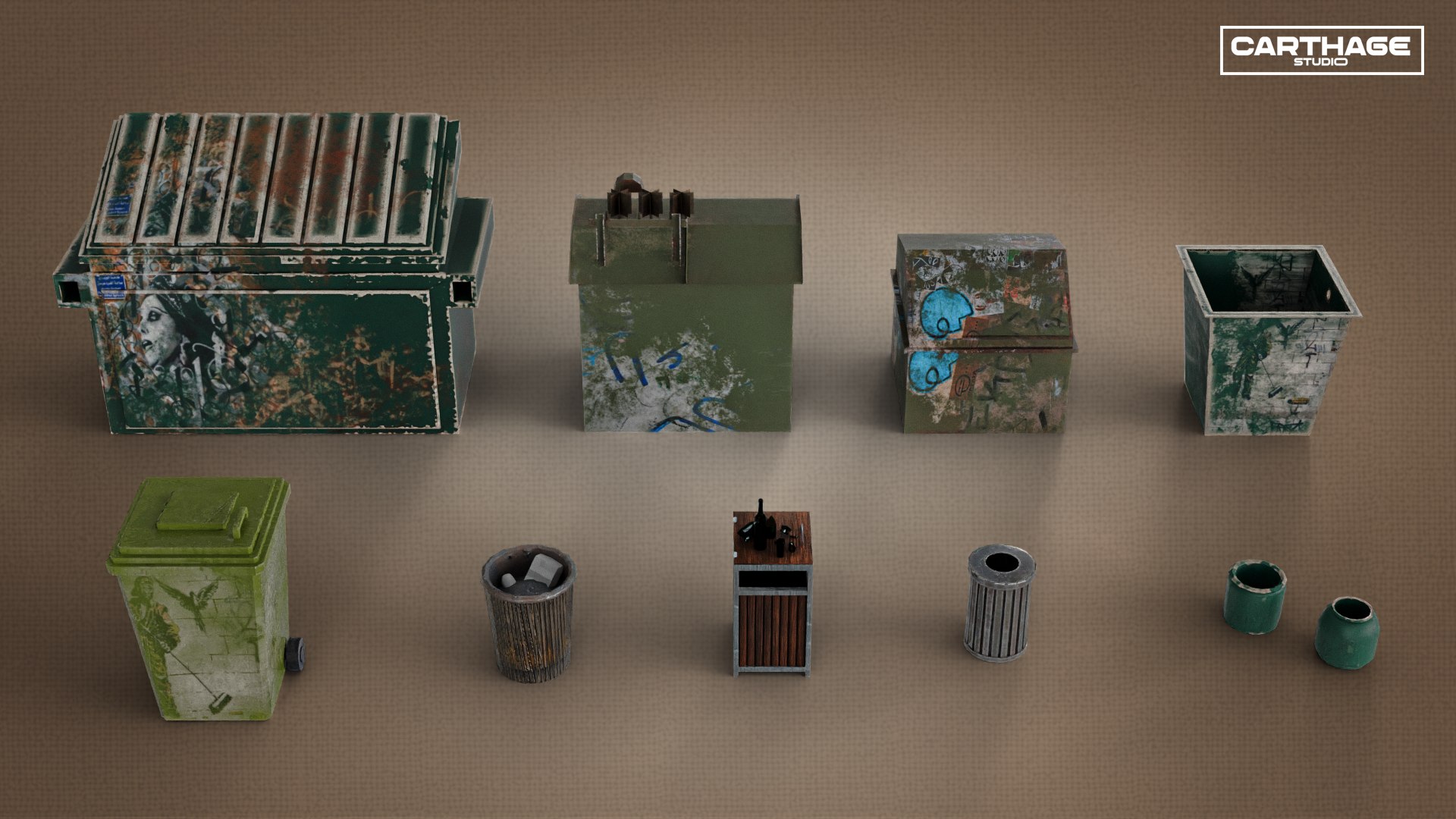 3D Arabic Street Props Model - TurboSquid 2344636