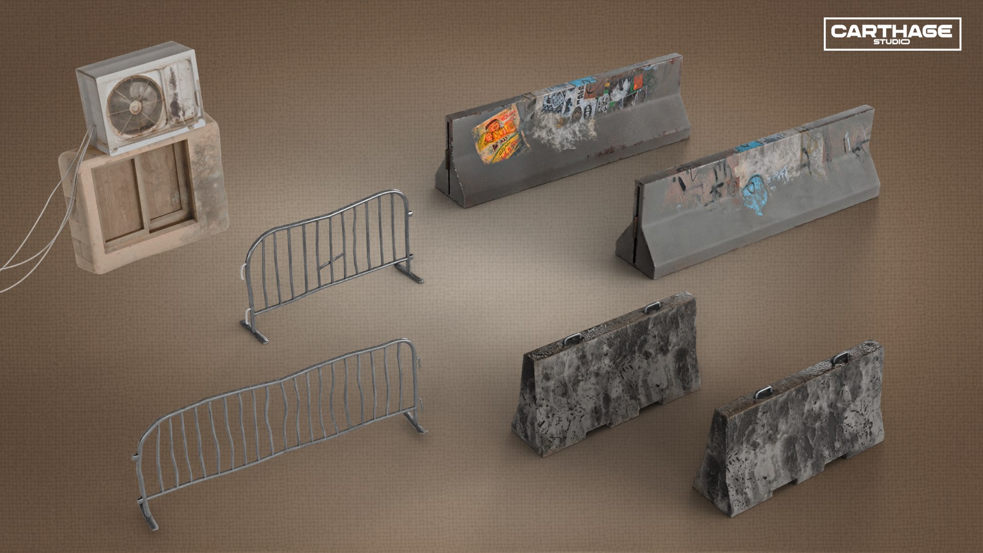 3D Arabic Street Props Model - TurboSquid 2344636