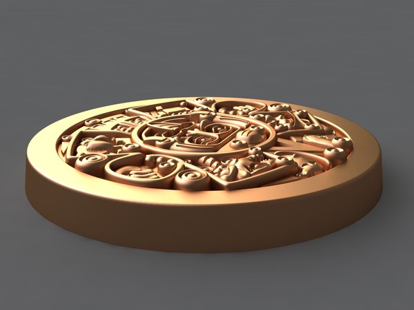 Aztec calendar 3D model - TurboSquid 1342395