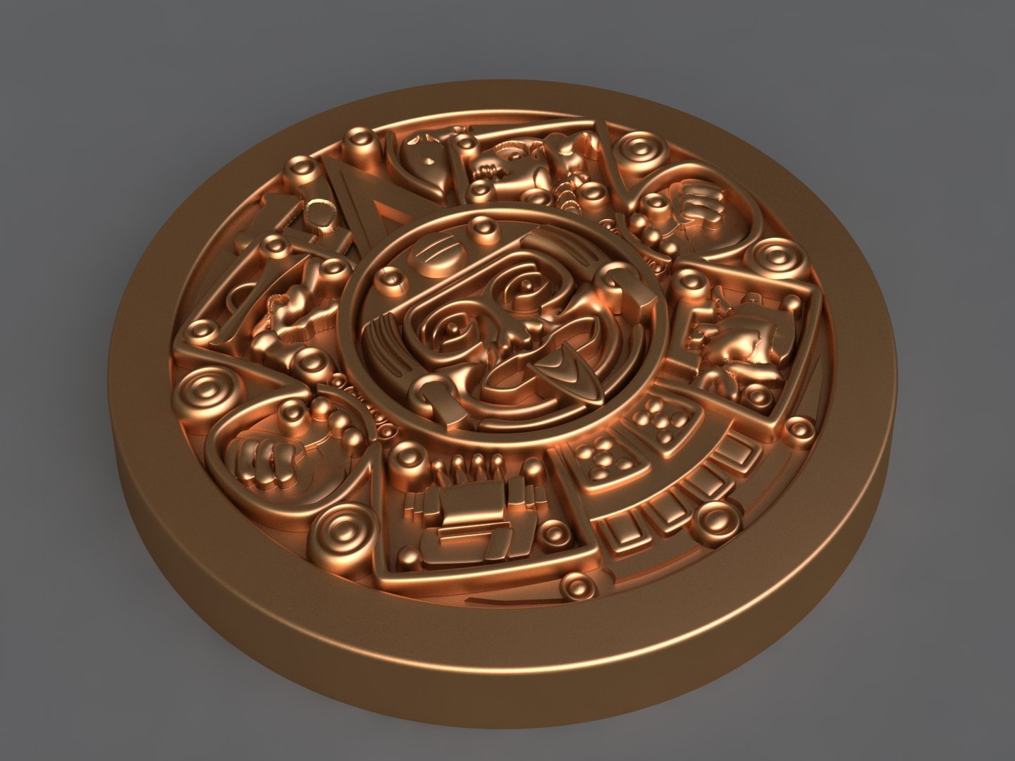 Aztec Calendar 3D Model - TurboSquid 1342395