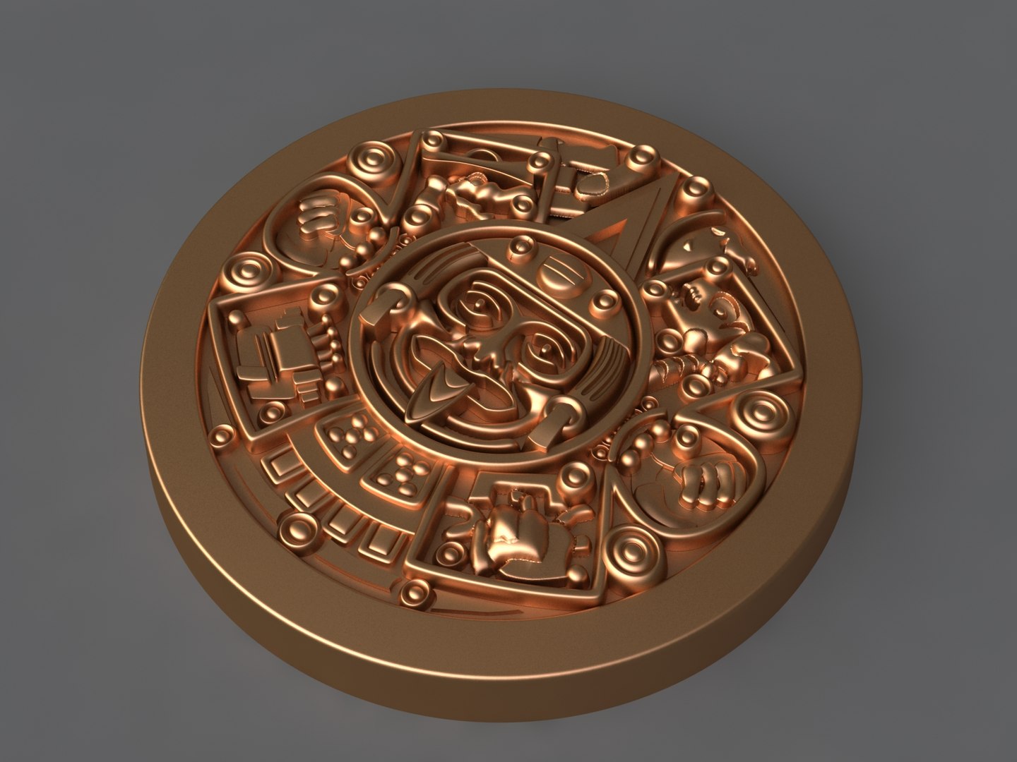 Aztec Calendar 3D Model - TurboSquid 1342395
