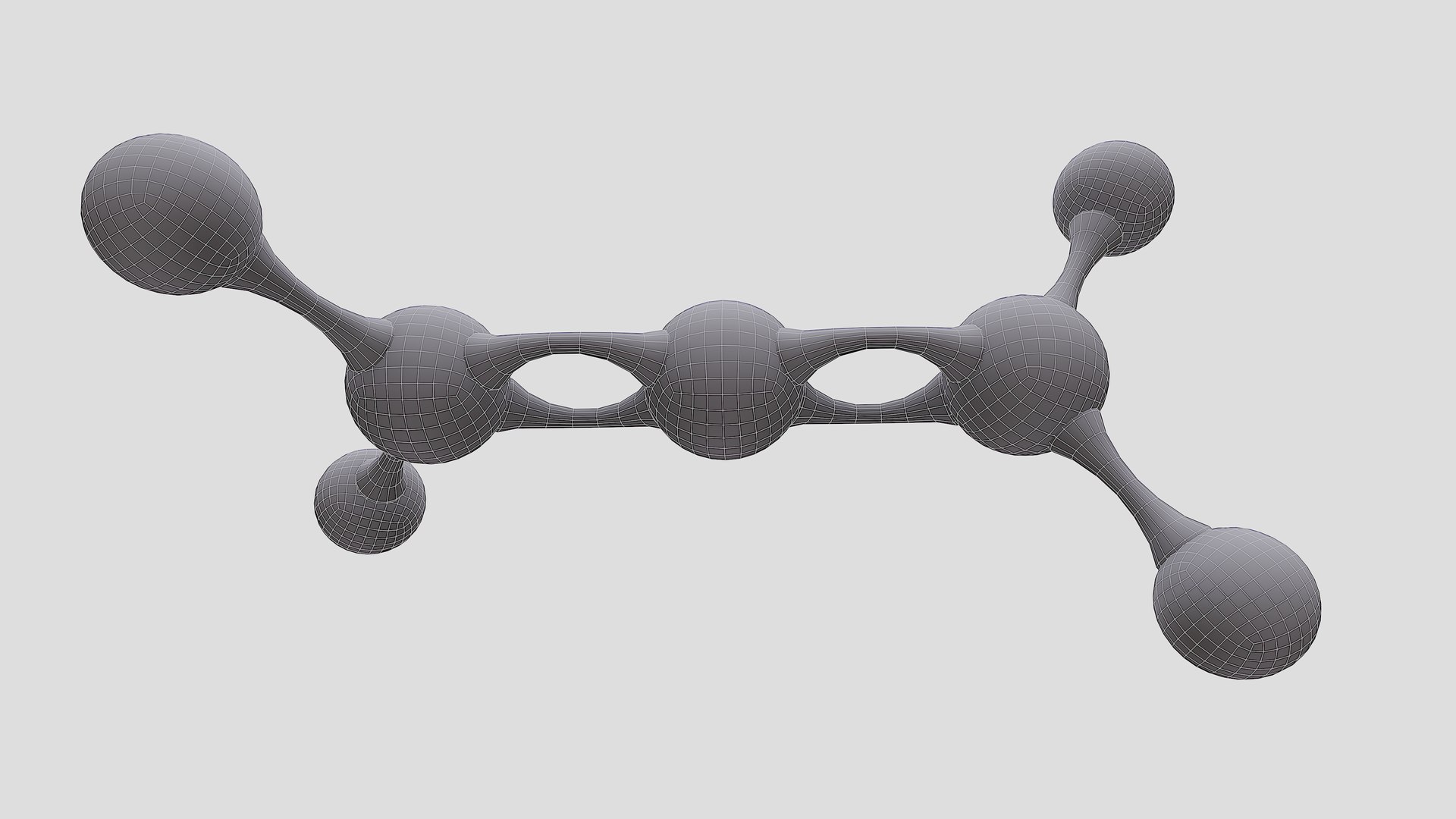 Propadiene Molecule With PBR 4K 8K 3D - TurboSquid 1945376