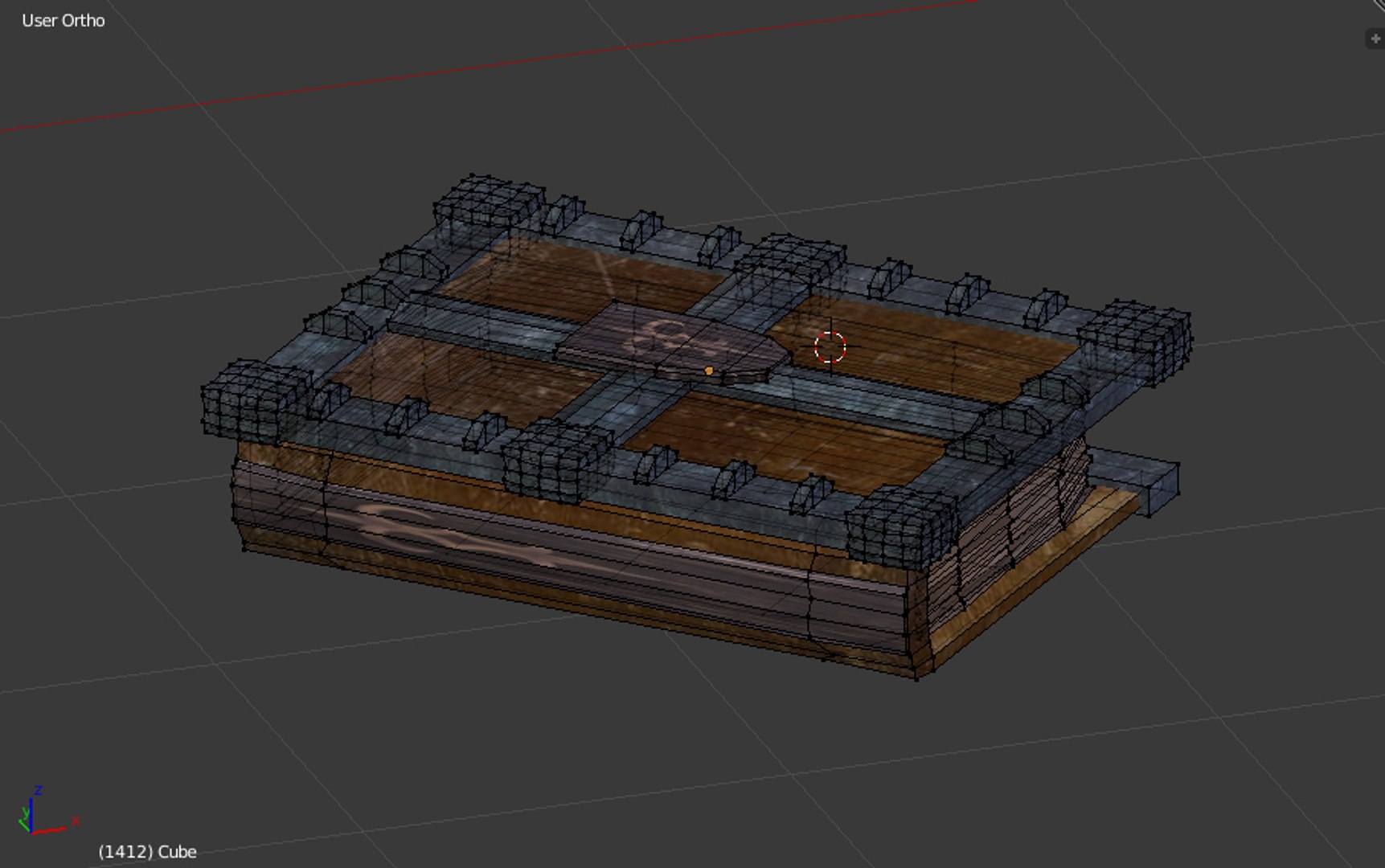 3D low-poly medieval book model - TurboSquid 1379651