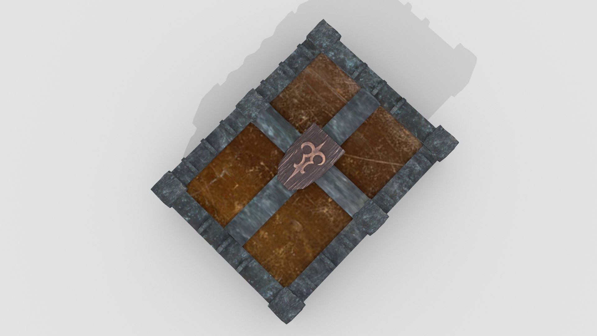 3D low-poly medieval book model - TurboSquid 1379651