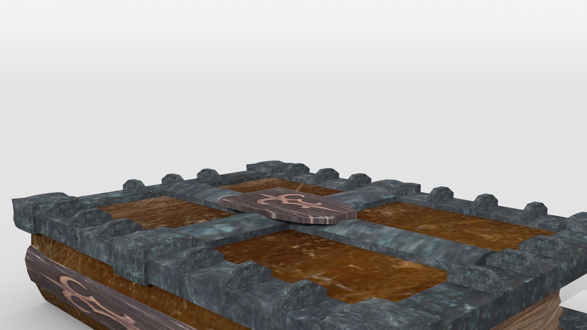 3D low-poly medieval book model - TurboSquid 1379651