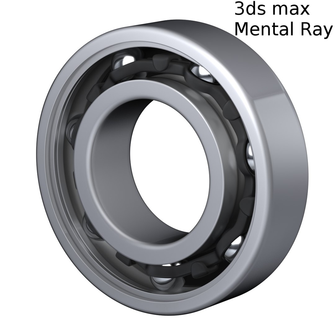 3d Ball Bearing Model