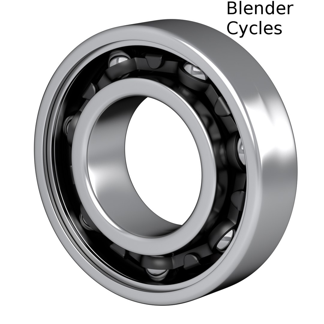 3d Ball Bearing Model
