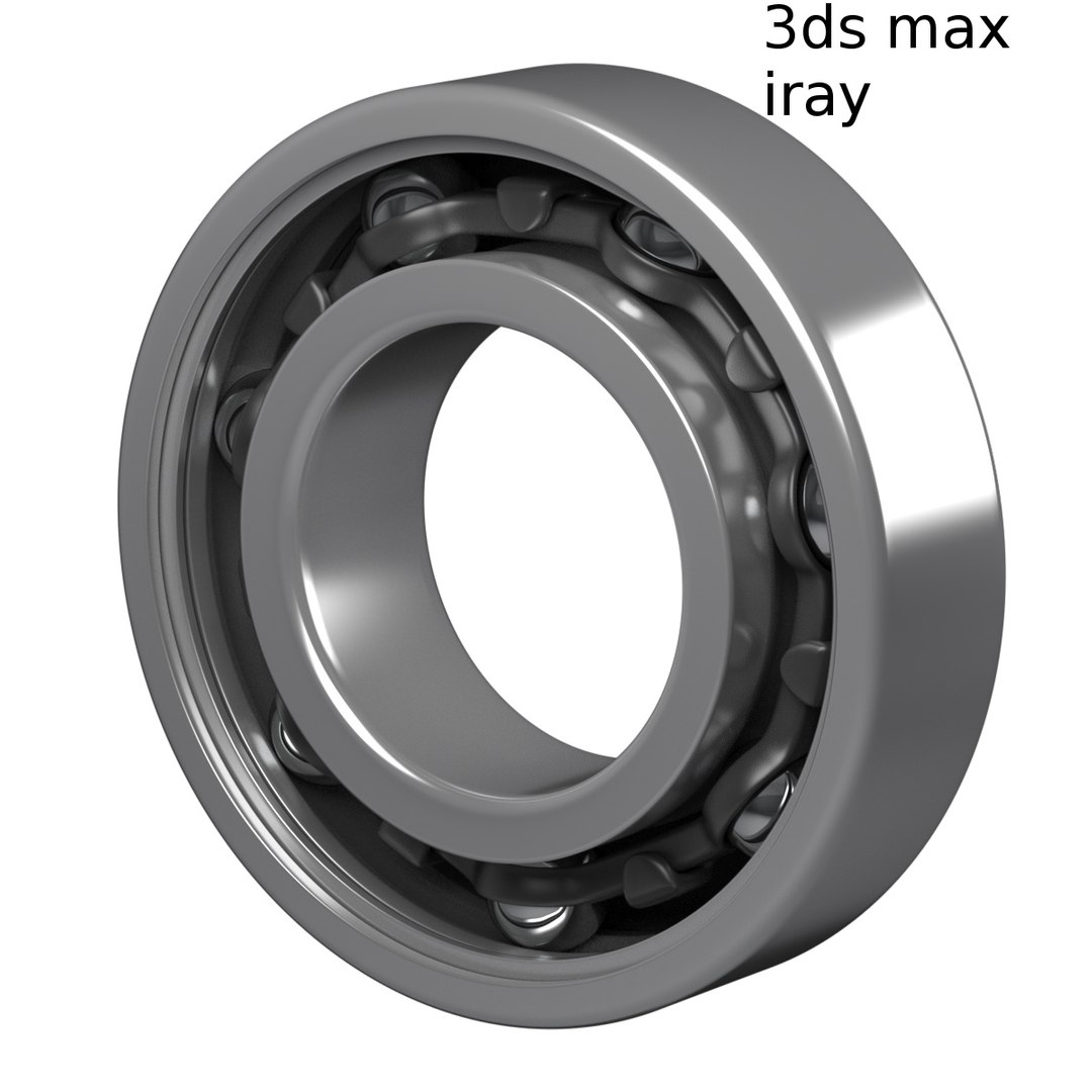 3d Ball Bearing Model