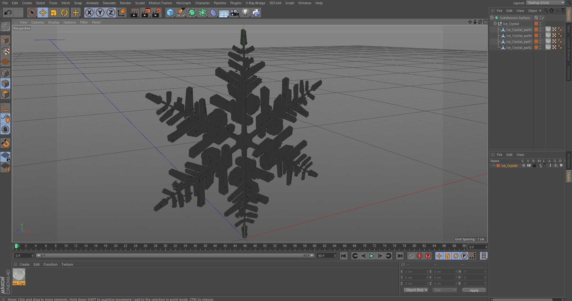 Ice Crystal 3D Model - TurboSquid 2246835
