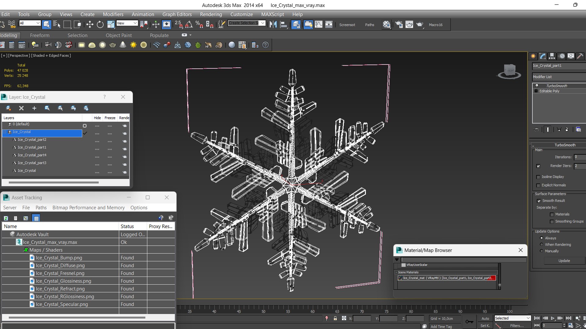 Ice Crystal 3D Model - TurboSquid 2246835