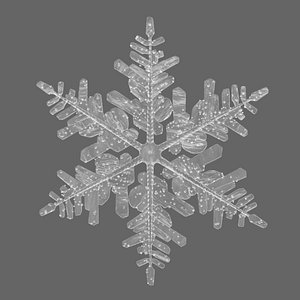 Download 3D Snowflake Blender Models - TurboSquid