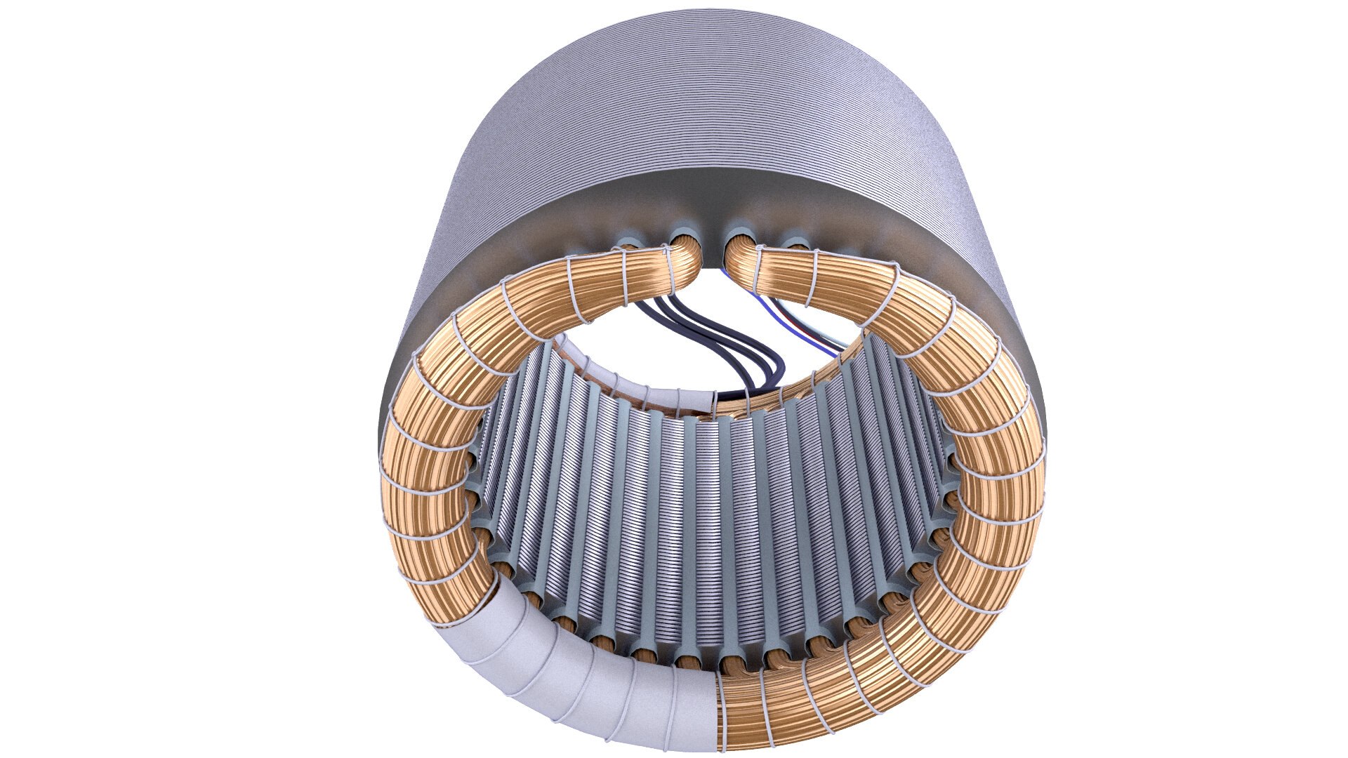 Professional Electric Motor Stator 47 3D - TurboSquid 2096770