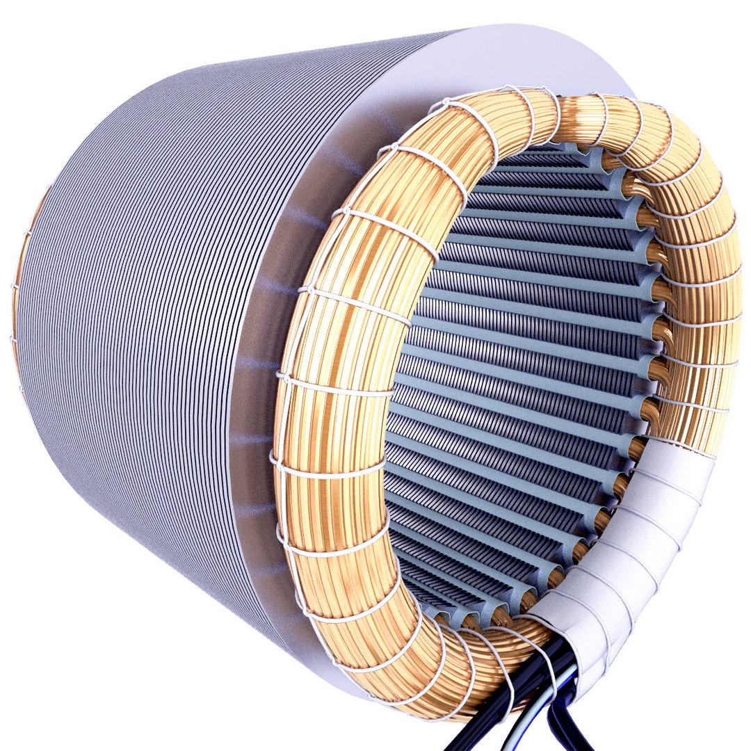 Professional Electric Motor Stator 47 3D - TurboSquid 2096770