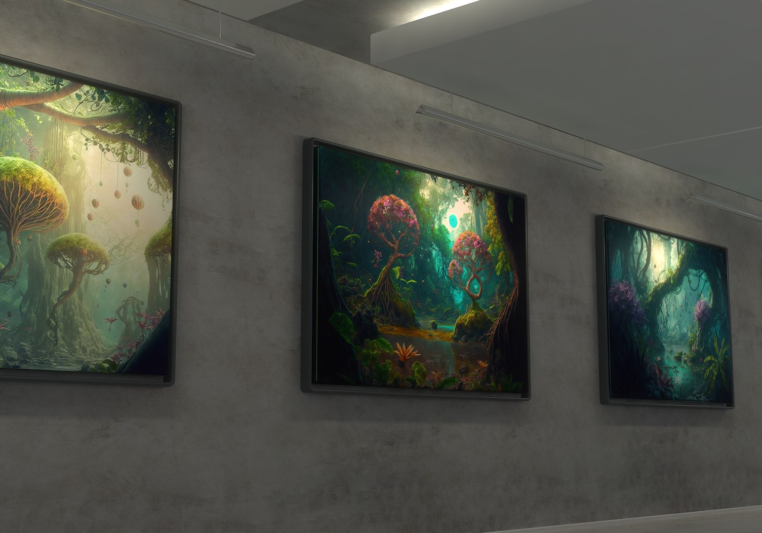 Pandora Art Gallery 3D Model - TurboSquid 1998053