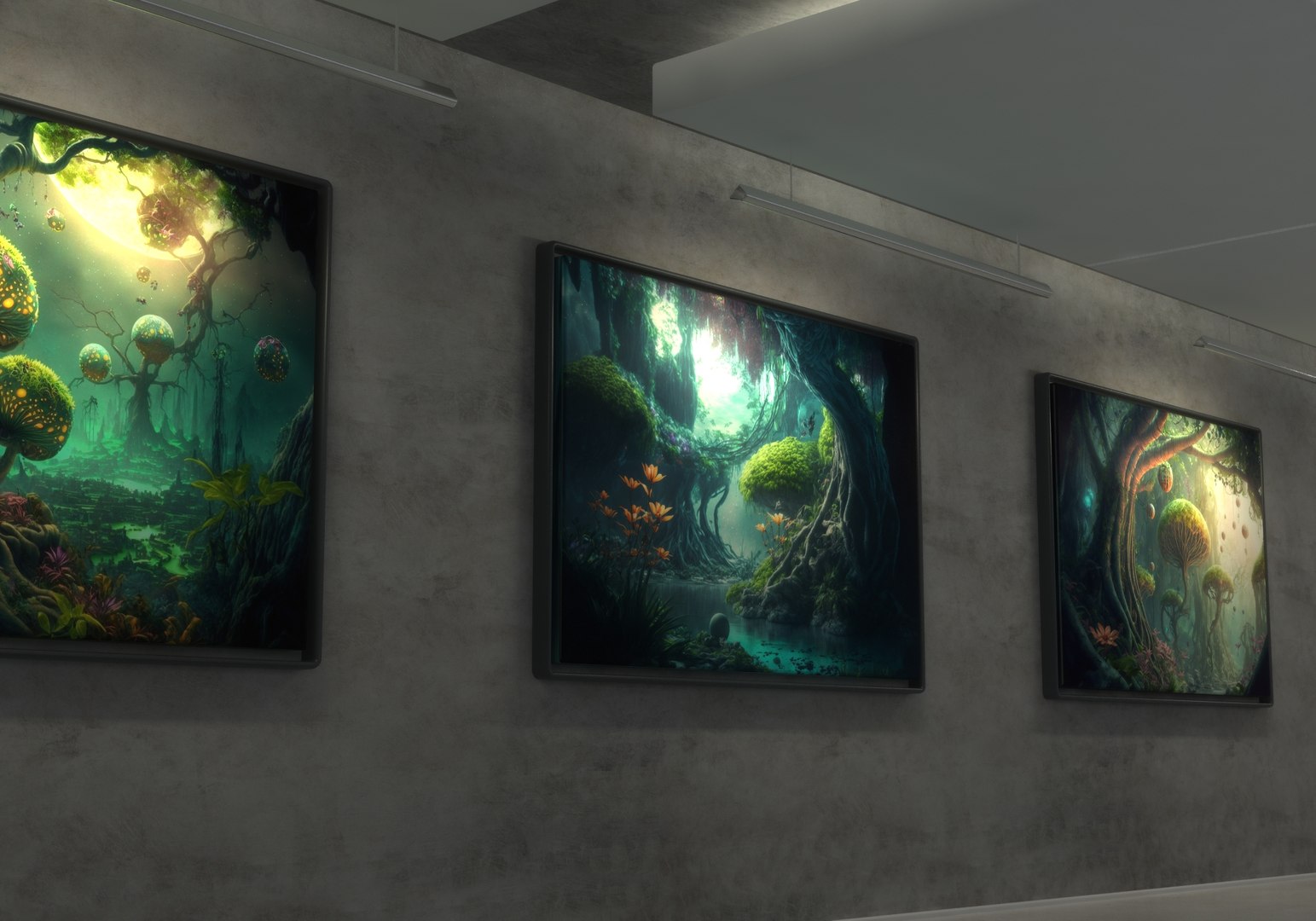 Pandora Art Gallery 3D Model - TurboSquid 1998053