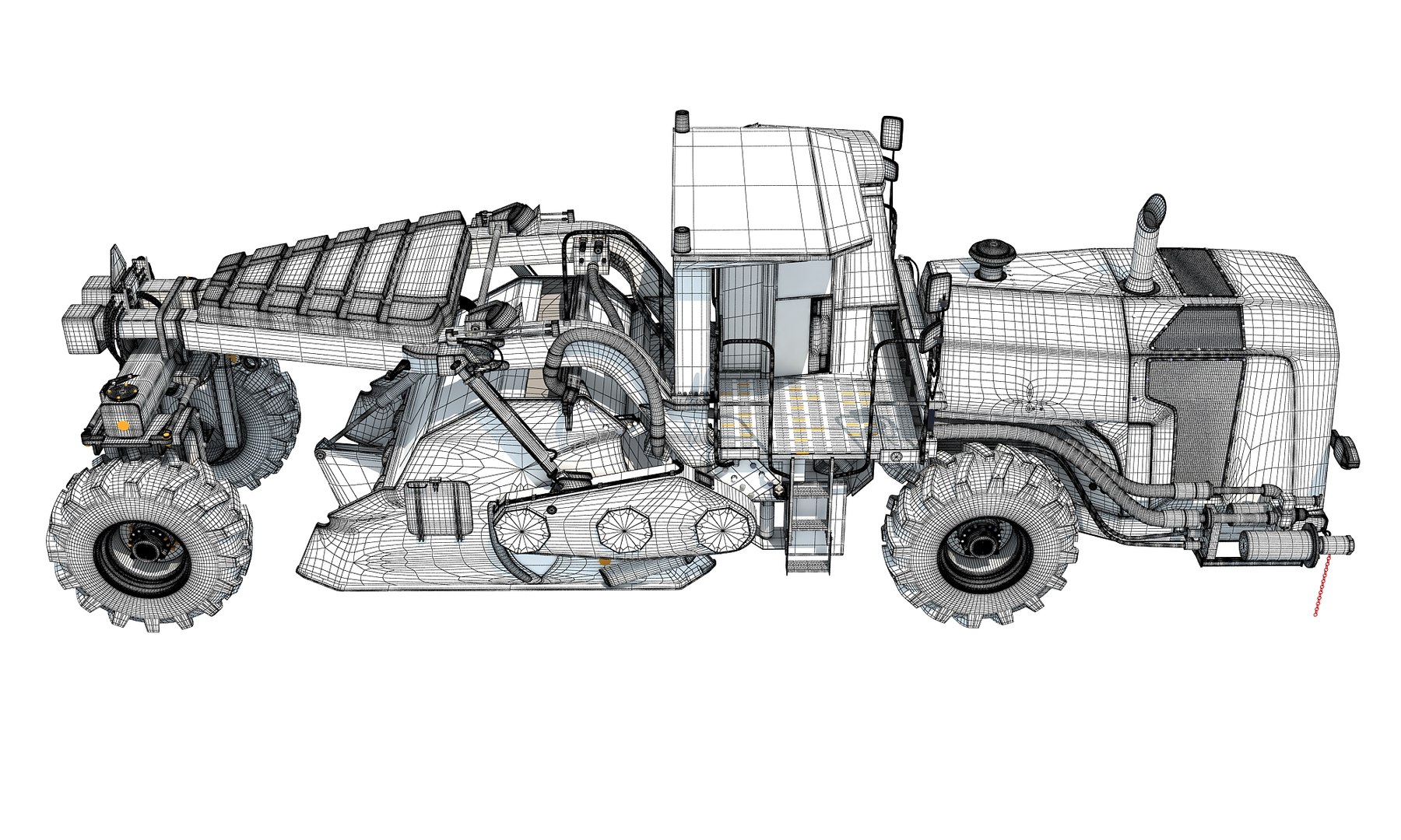 Road Reclaimer Model - TurboSquid 1288203