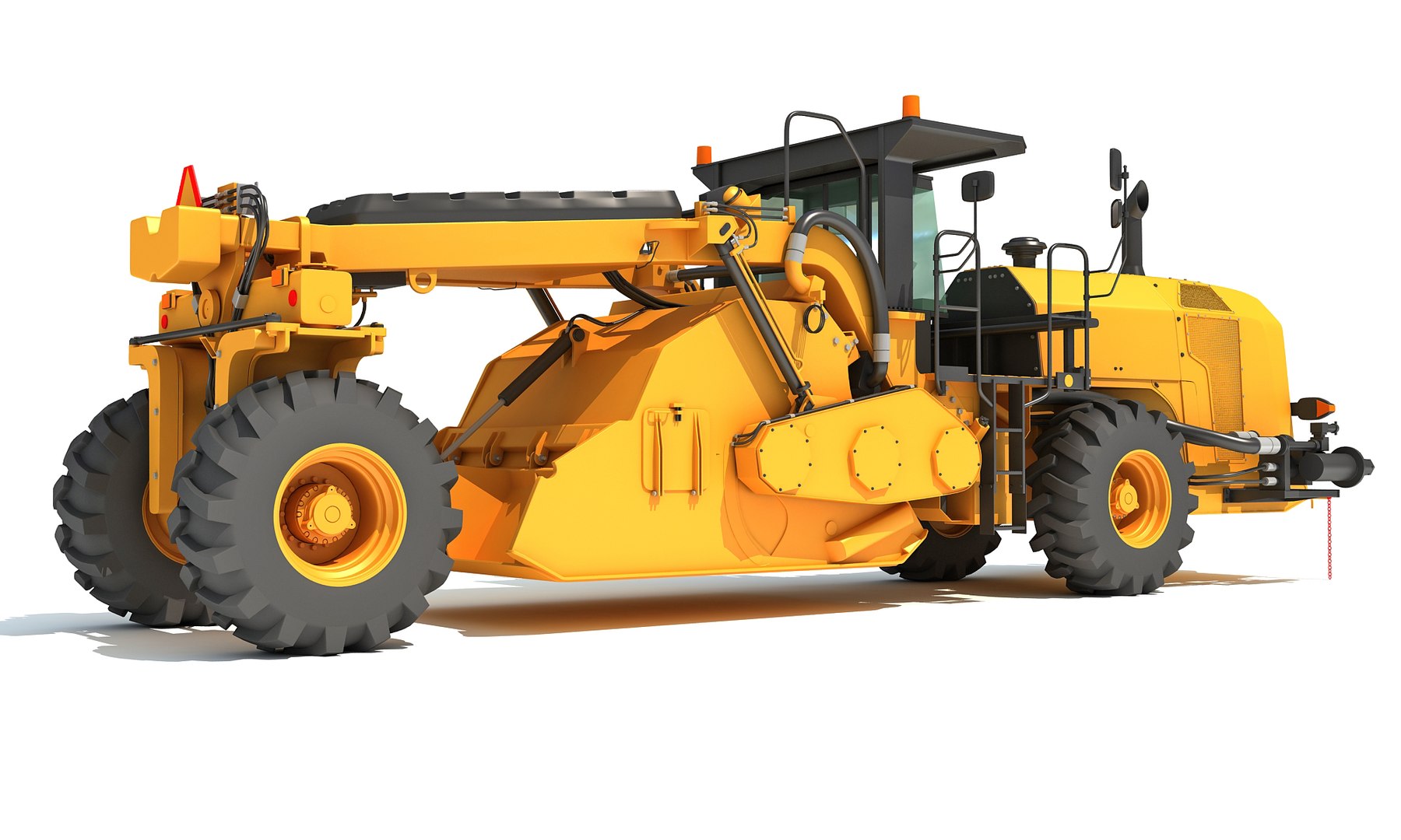 Road Reclaimer Model - TurboSquid 1288203