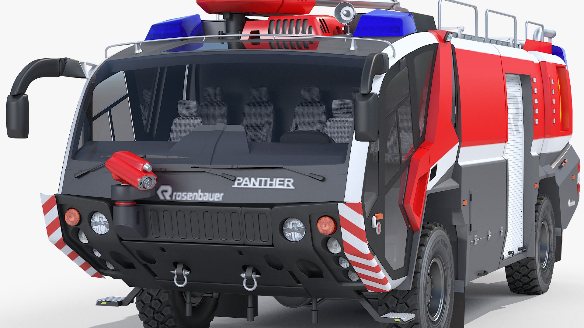 3D Fire Truck Rosenbauer 4X4 - TurboSquid 1833870