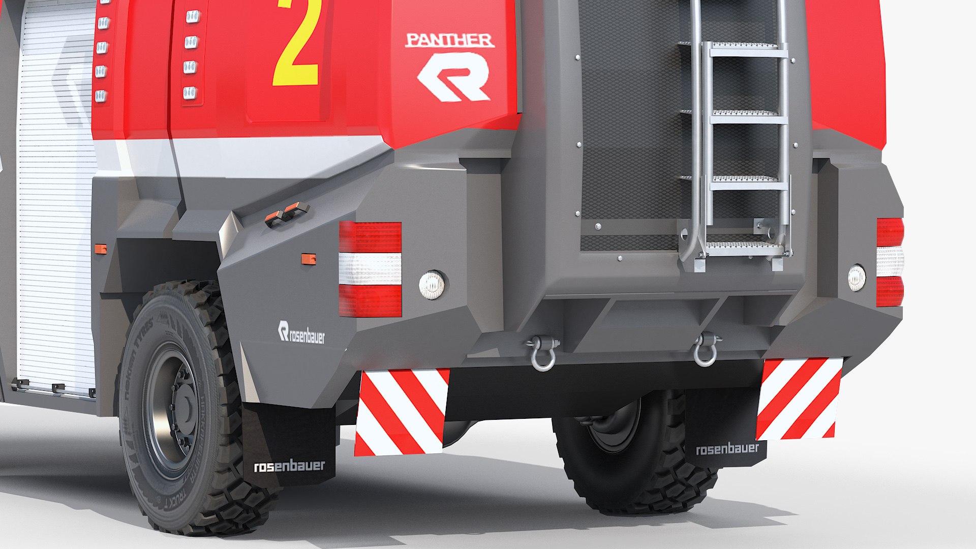 3D Fire Truck Rosenbauer 4X4 - TurboSquid 1833870