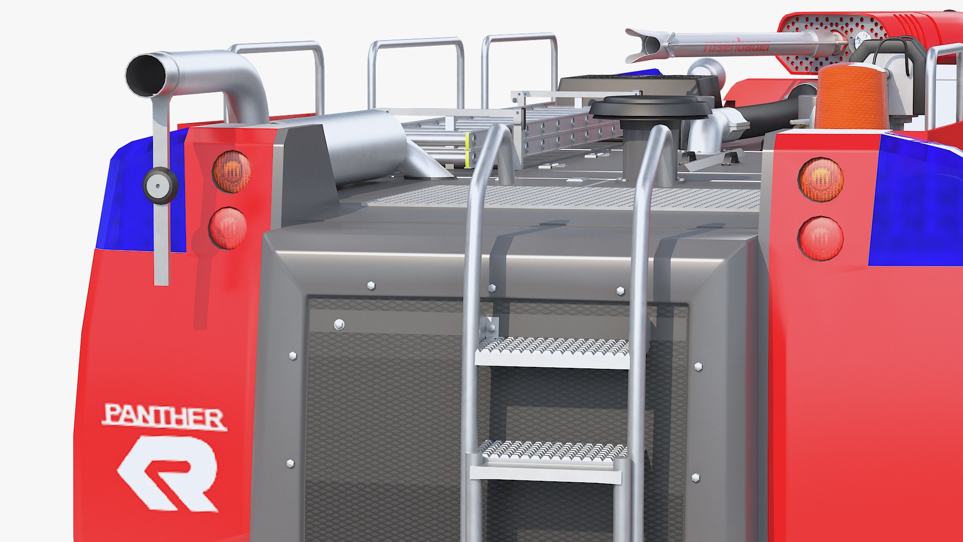 3D Fire Truck Rosenbauer 4X4 - TurboSquid 1833870