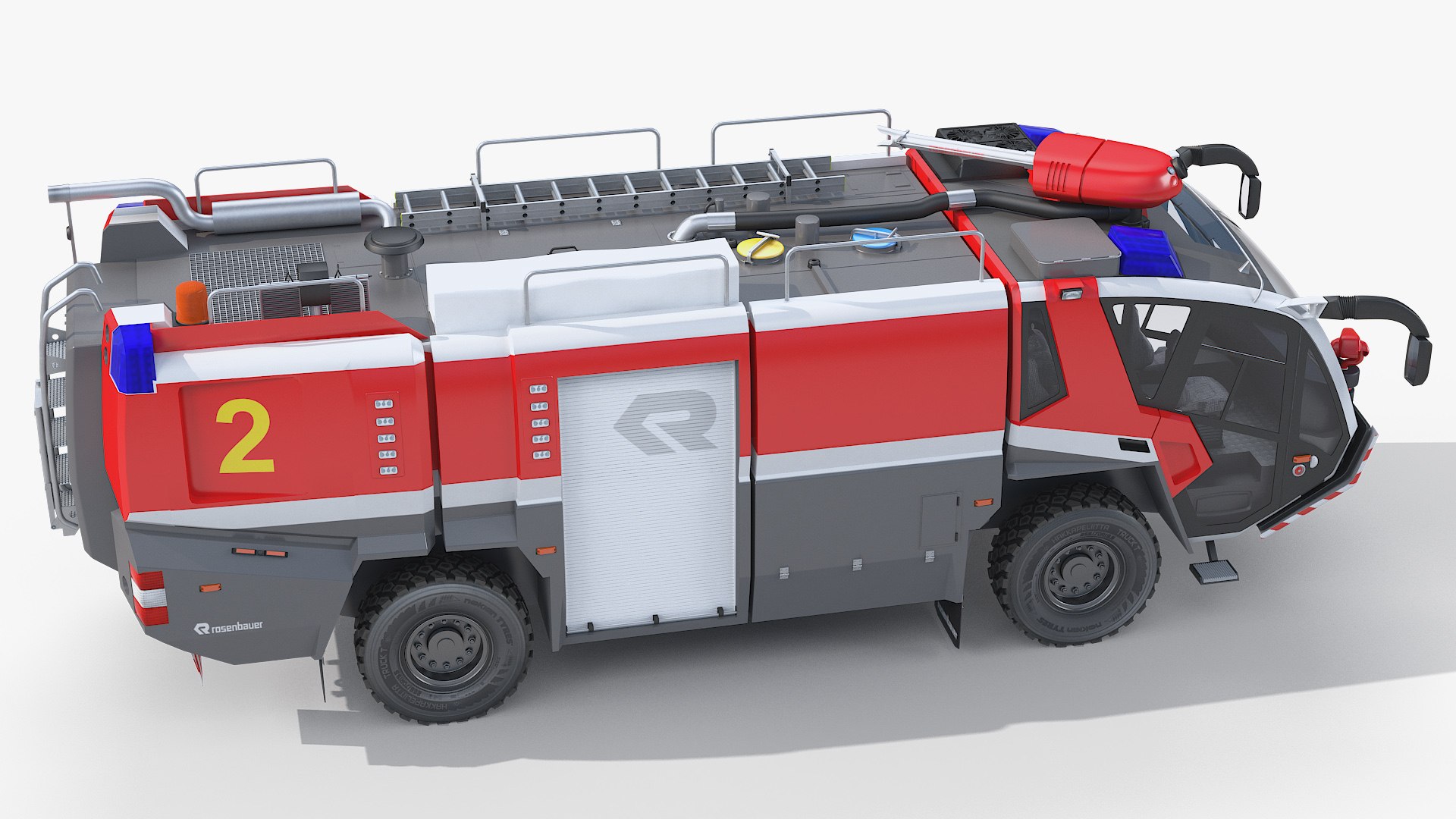 3D Fire Truck Rosenbauer 4X4 - TurboSquid 1833870