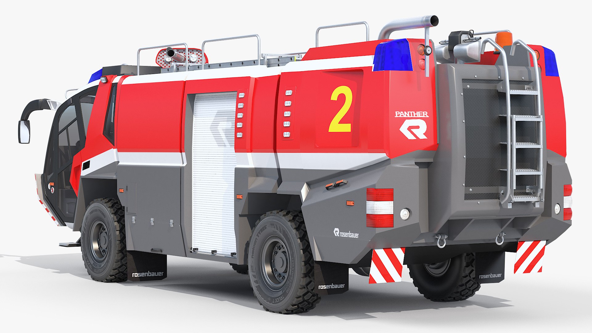 3D Fire Truck Rosenbauer 4X4 - TurboSquid 1833870