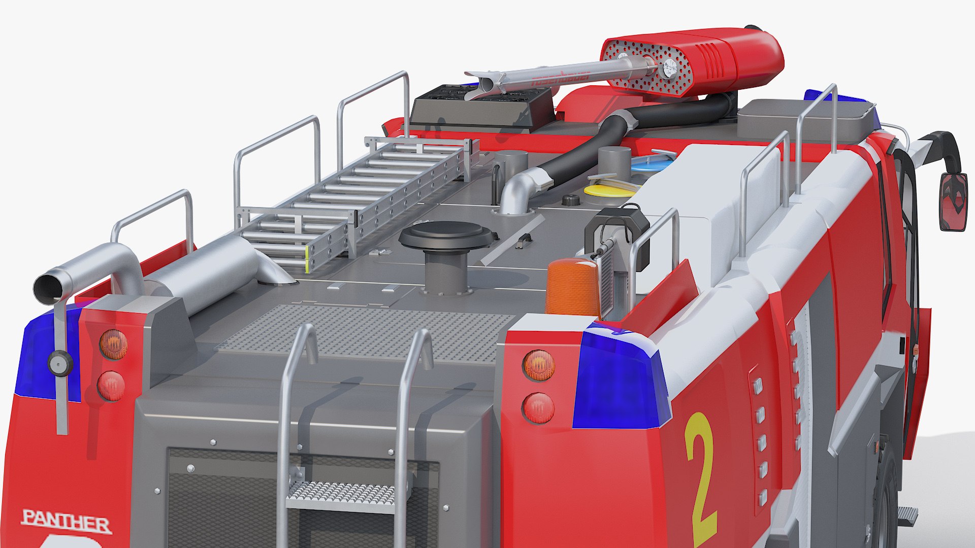 3D Fire Truck Rosenbauer 4X4 - TurboSquid 1833870