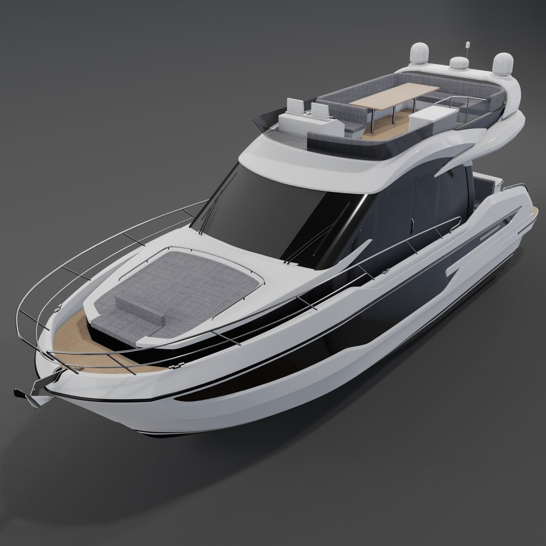 3D Model Galeon 440 Luxury Motor Yacht 3D Model - TurboSquid 2235876
