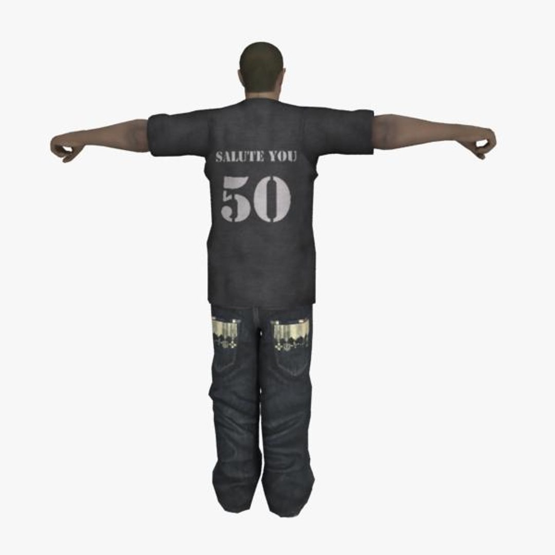 3d Rigged Biped Model