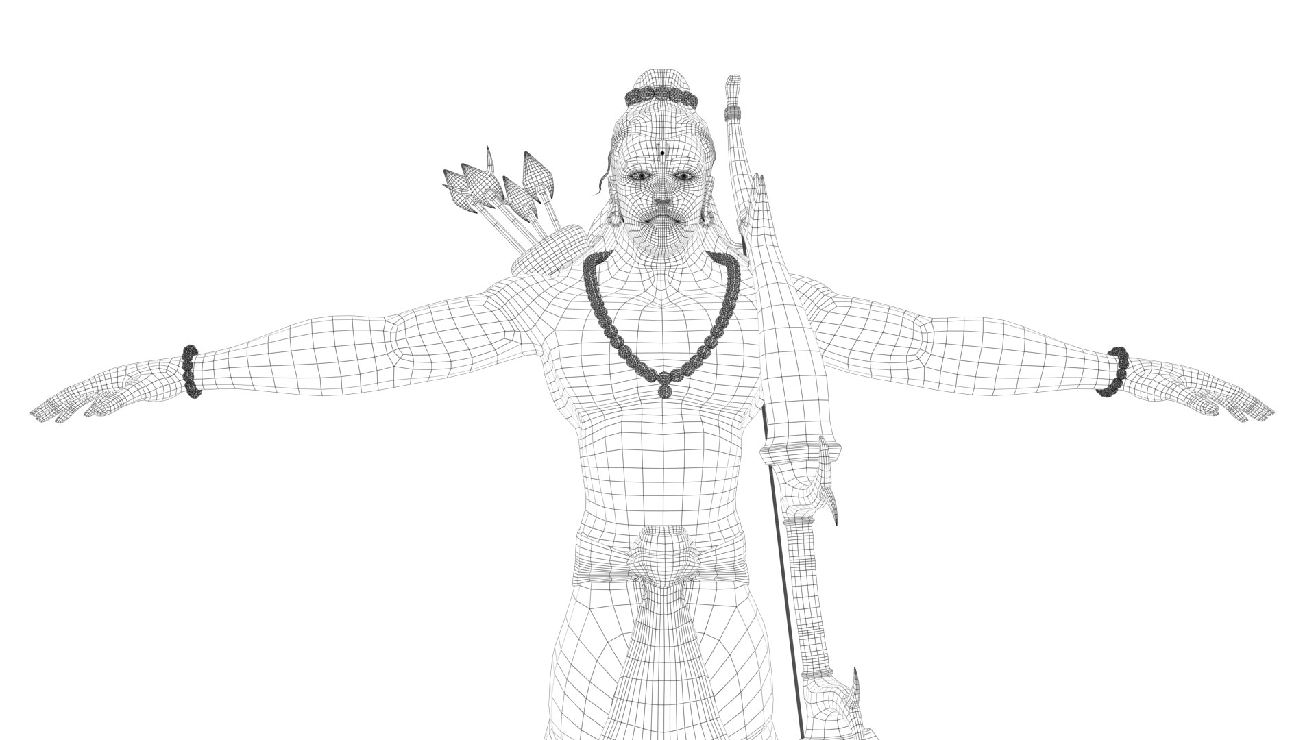 God Shri Ram 3D Model - TurboSquid 2077094