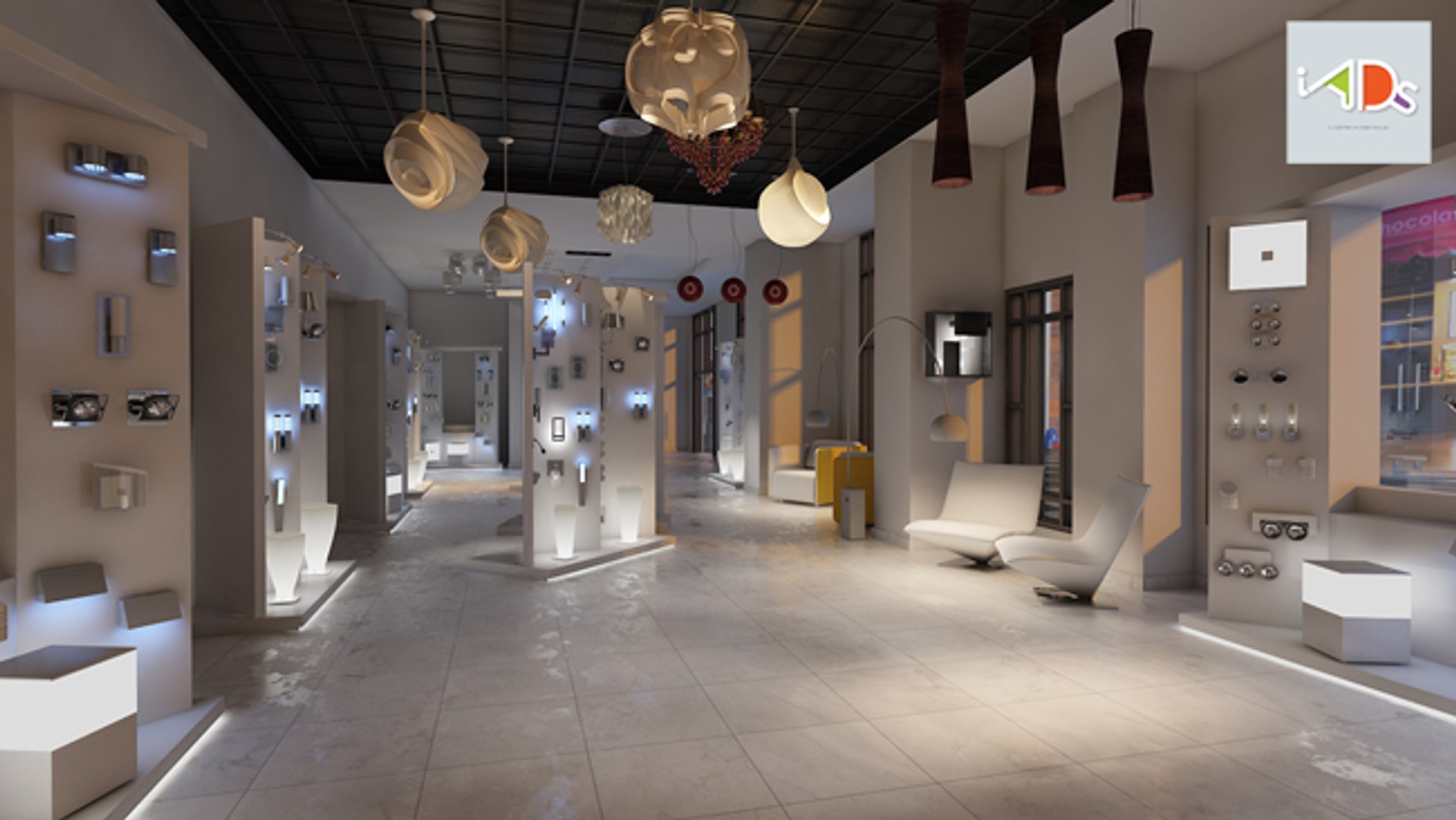 3d Model Electric Showroom