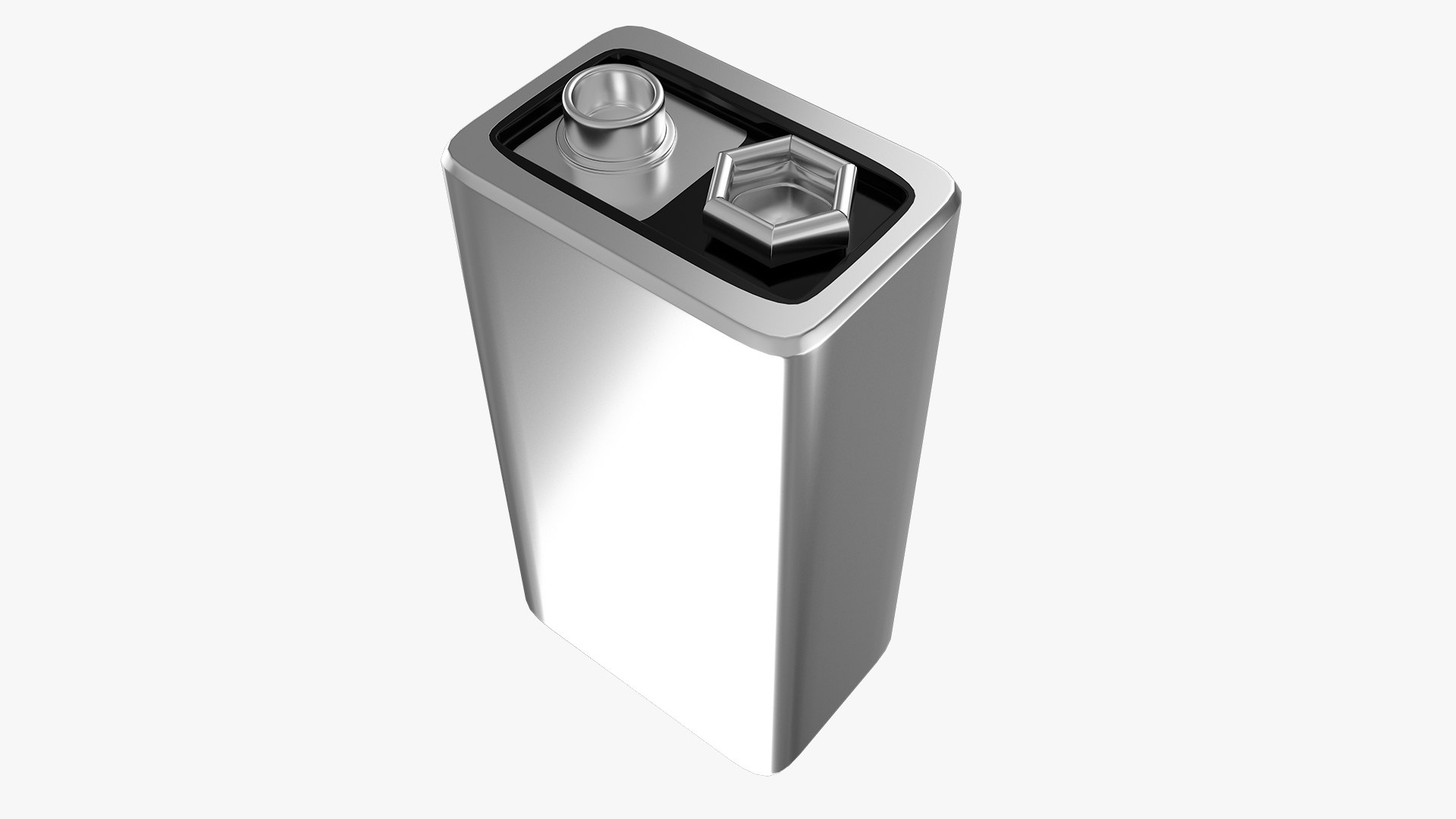 New Design Rechargeable 9 Volt Square Battery Micro USB Bottom 3D Model ...