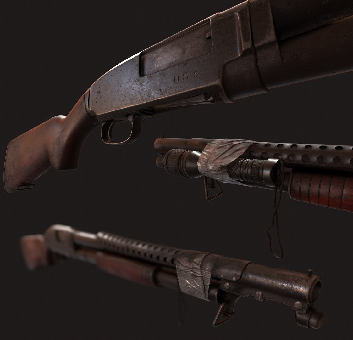 M12 Trench Gun 3D Model - TurboSquid 1182282