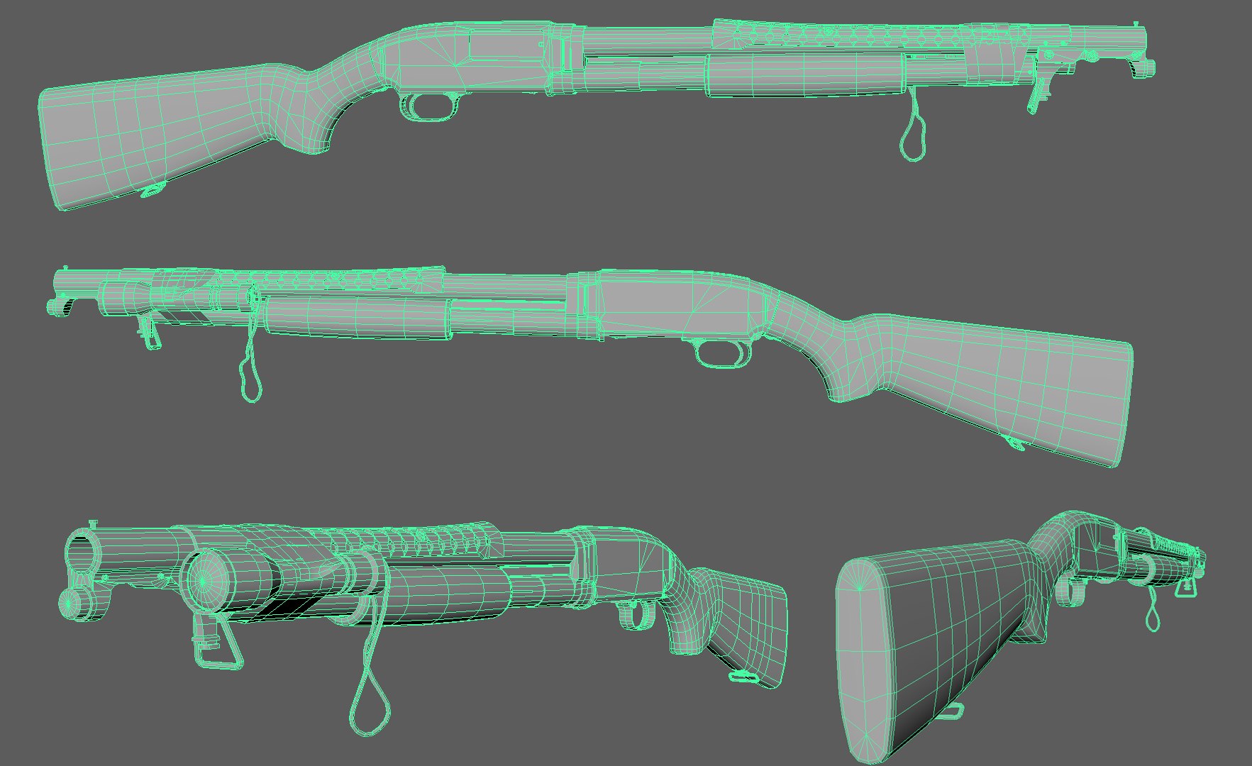 M12 Trench Gun 3D Model - TurboSquid 1182282