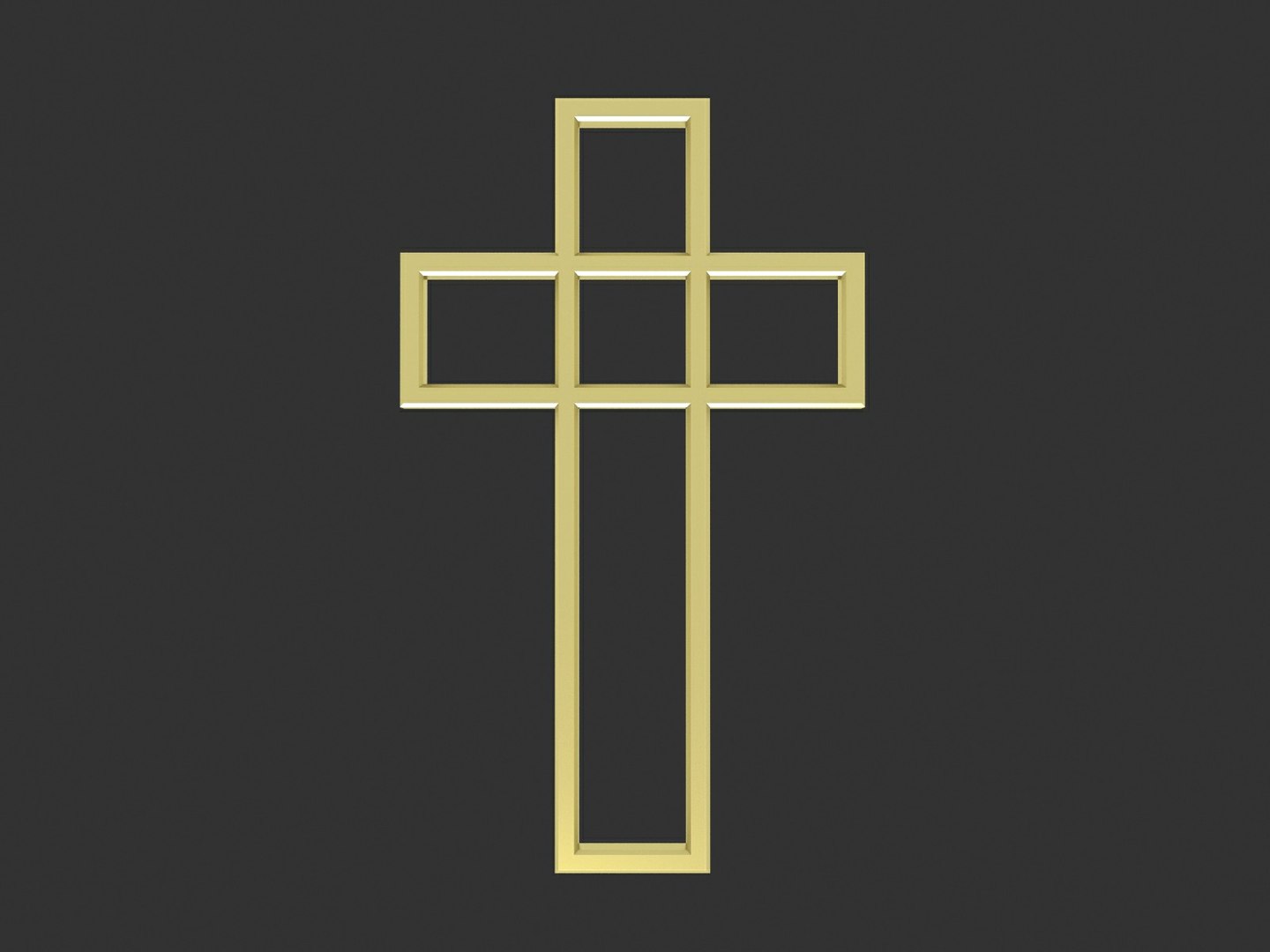 3D Cross Model - TurboSquid 1474575