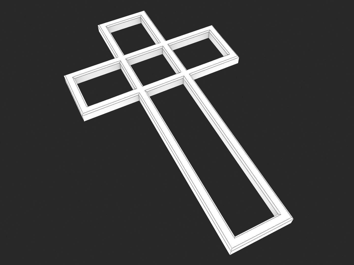 3D Cross Model - TurboSquid 1474575